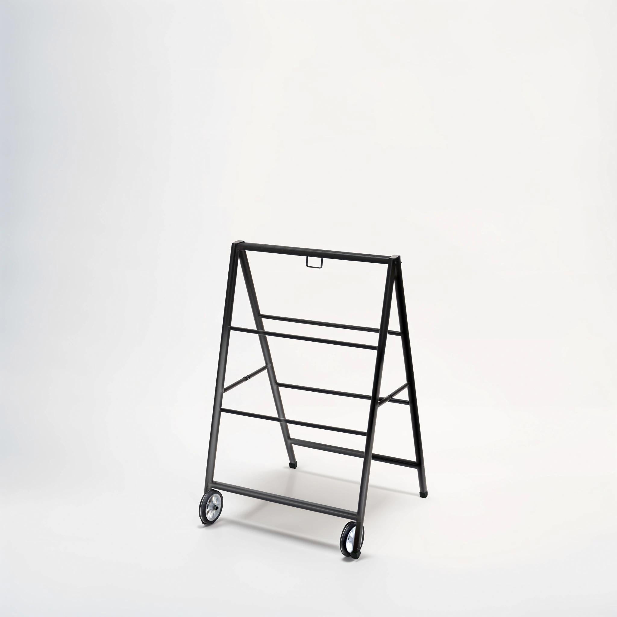 Black Metal A-Frame with wheels - 24x36 / 32x48 – DISPLAY CANADA