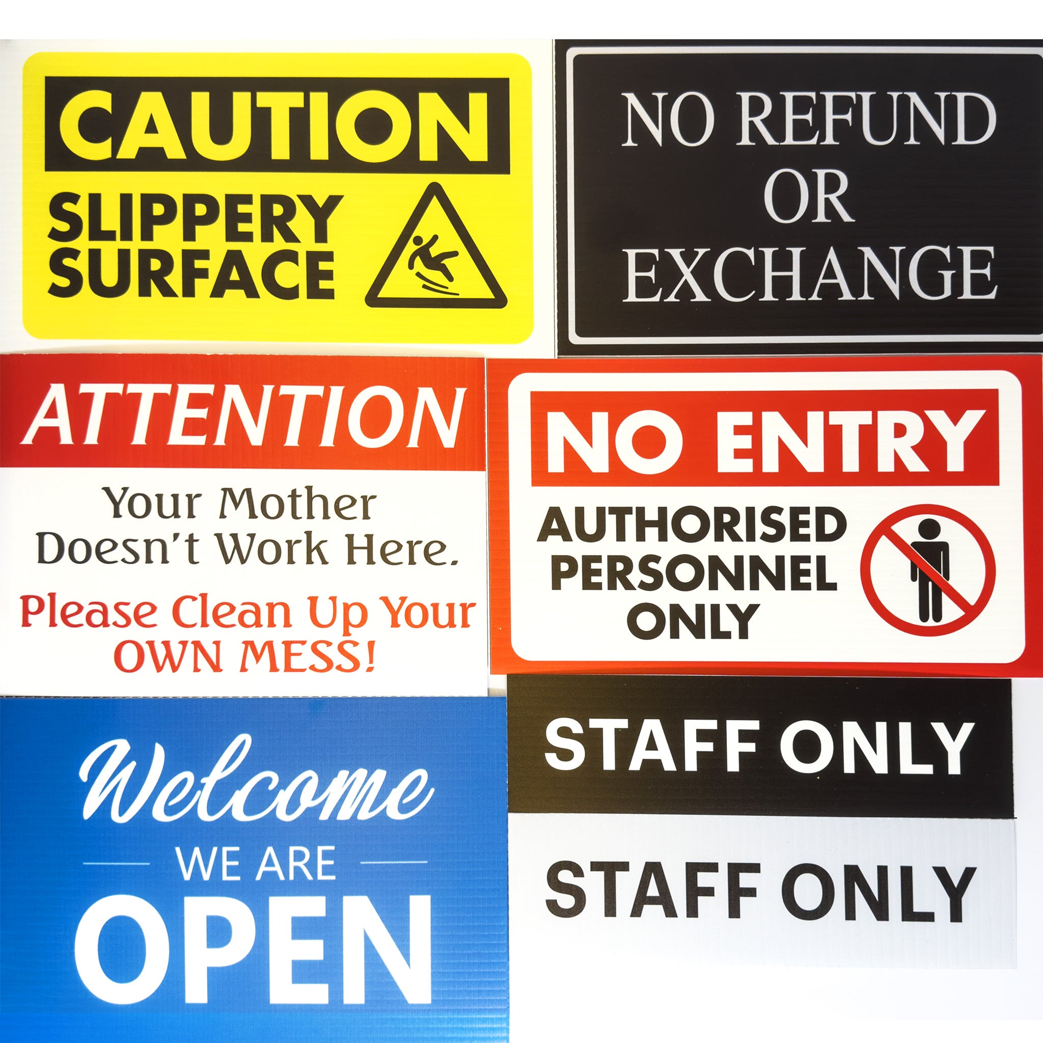 Pre-Made Sign Messages – DISPLAY CANADA