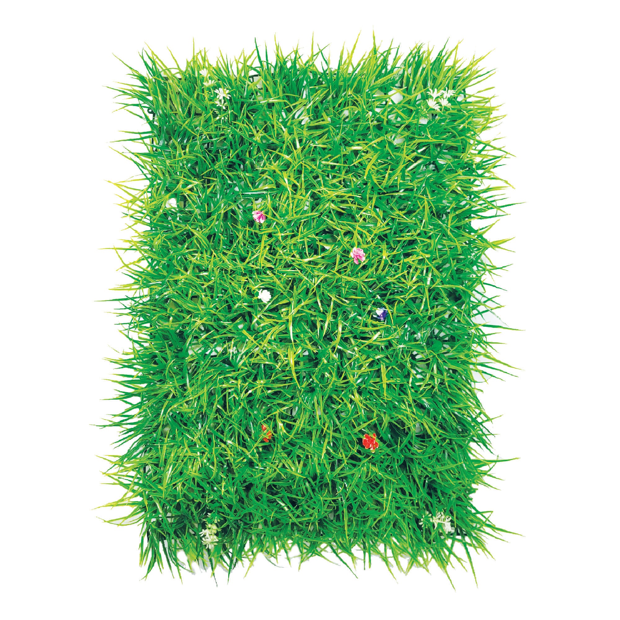 Artificial Mixed Grass Wall Panels – Realistic Greenery 24″ W × 17.5″ H ...