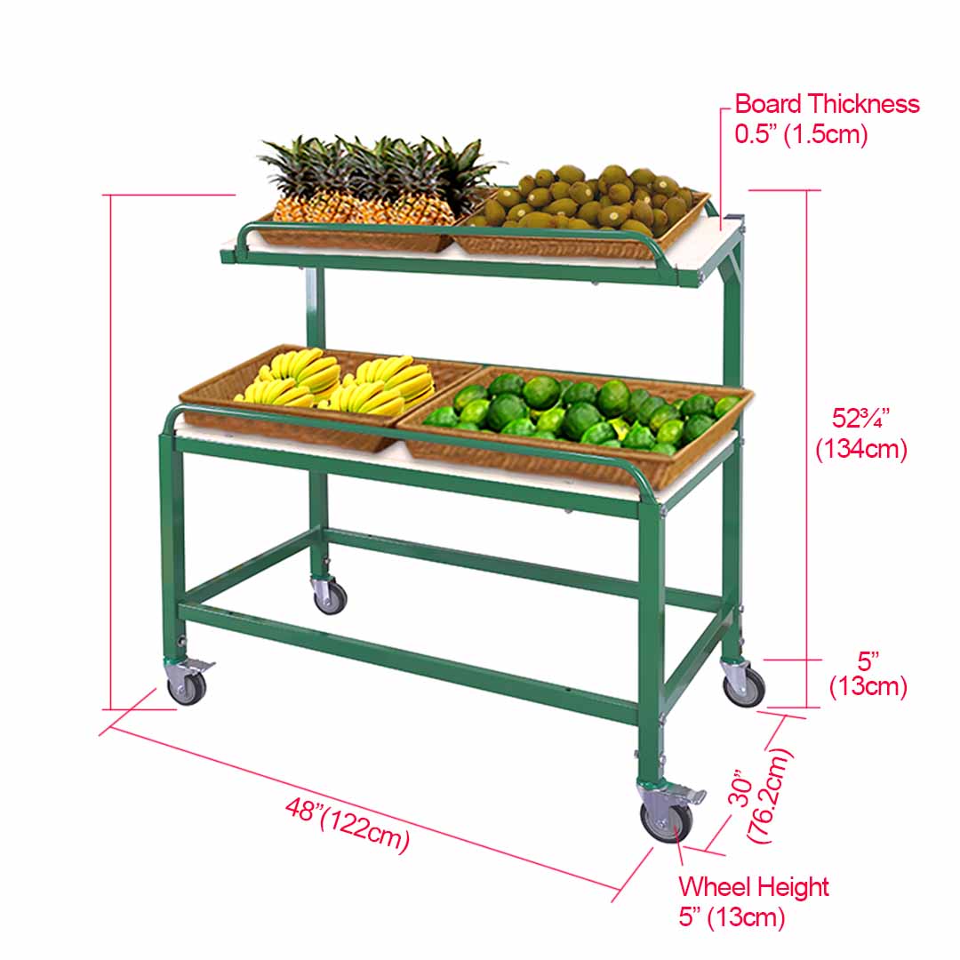 Heavy-Duty Grocery Merchandise Rack – Adjustable Retail Display Shelf ...