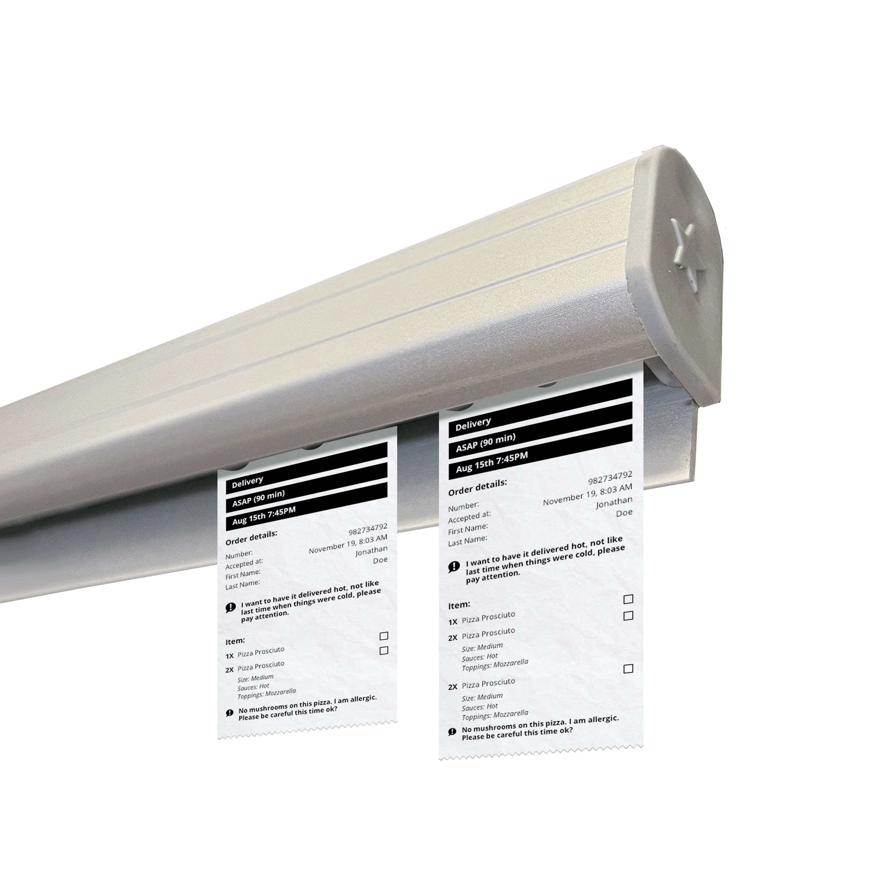 Aluminum Check Rack For Commercial Kitchen – DISPLAY CANADA