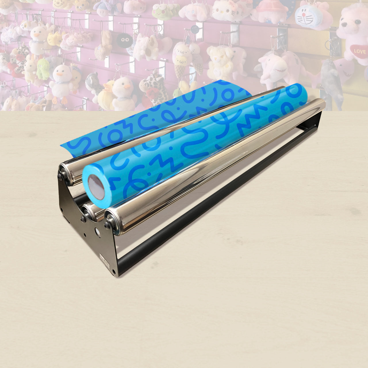 Single-Roll Vinyl Dispenser – Rotating Spindle for Plotter Vinyl ...