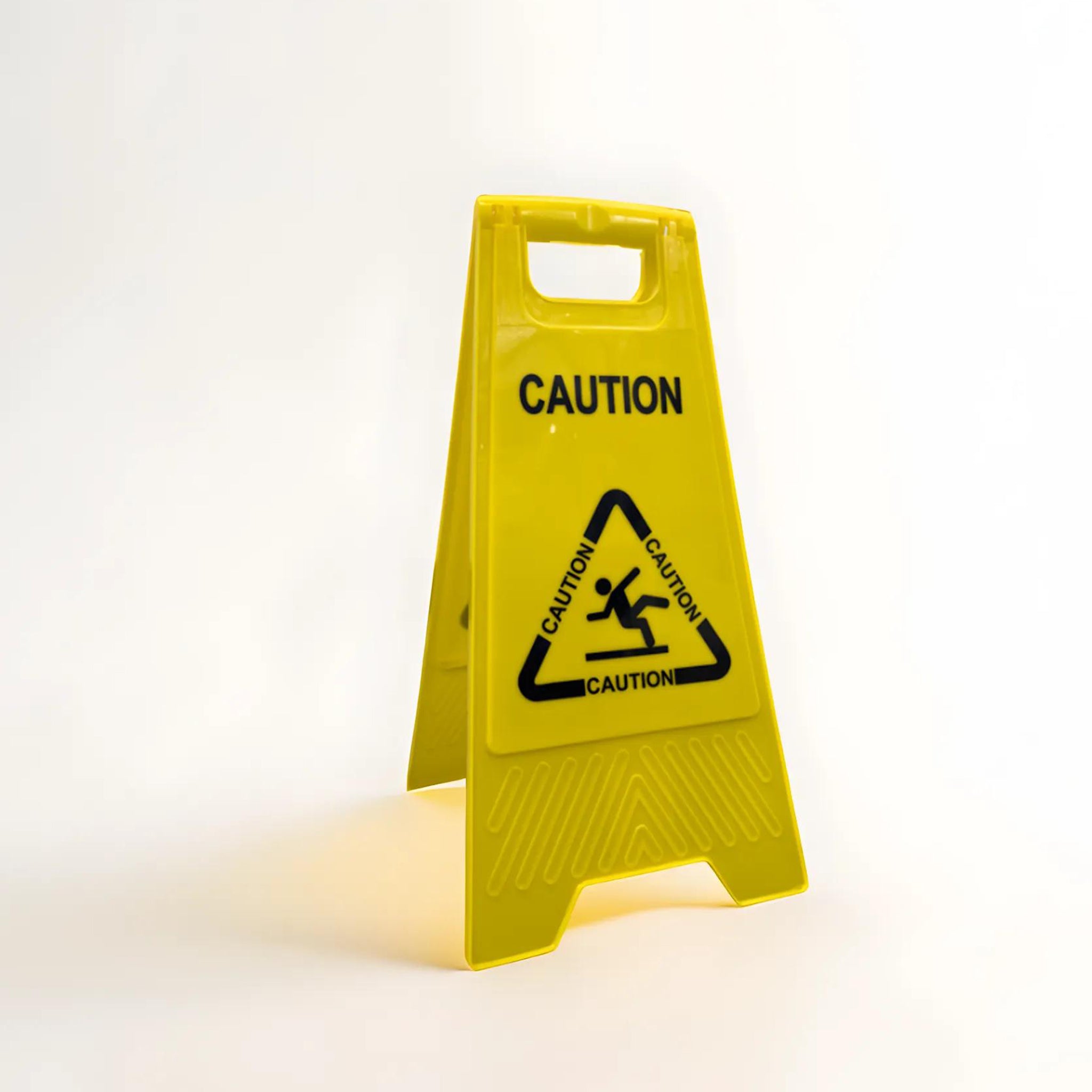 Wet Floor Sign with Caution Symbol – Safety Floor Hazard Sign ...