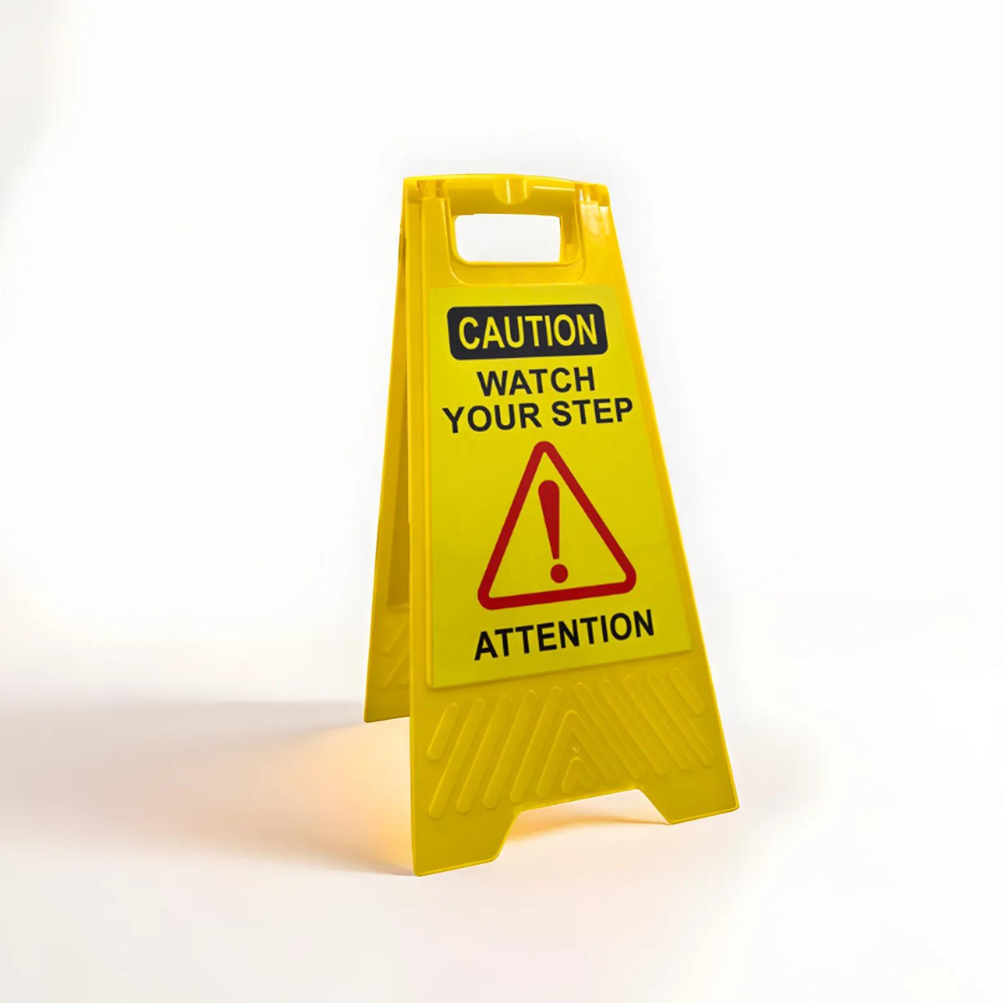 Wet Floor Sign with Symbol – Slip Hazard Warning Sign for Safety & Flo ...