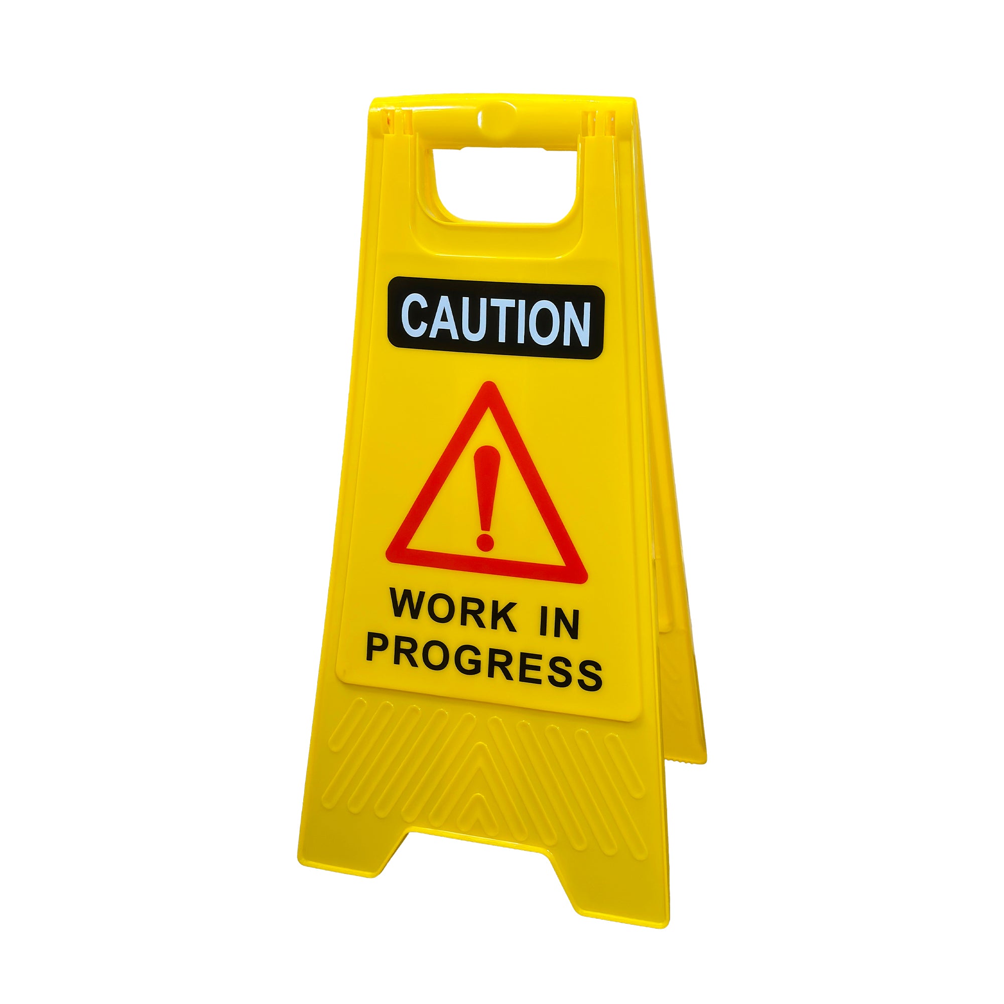 Work in Progress Hazard Warning Floor Sign – Safety Caution Display ...