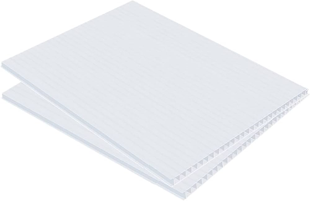 White Corrugated 5mm Plastic Sign Panel – Blank Insert for A-Frame Sid ...