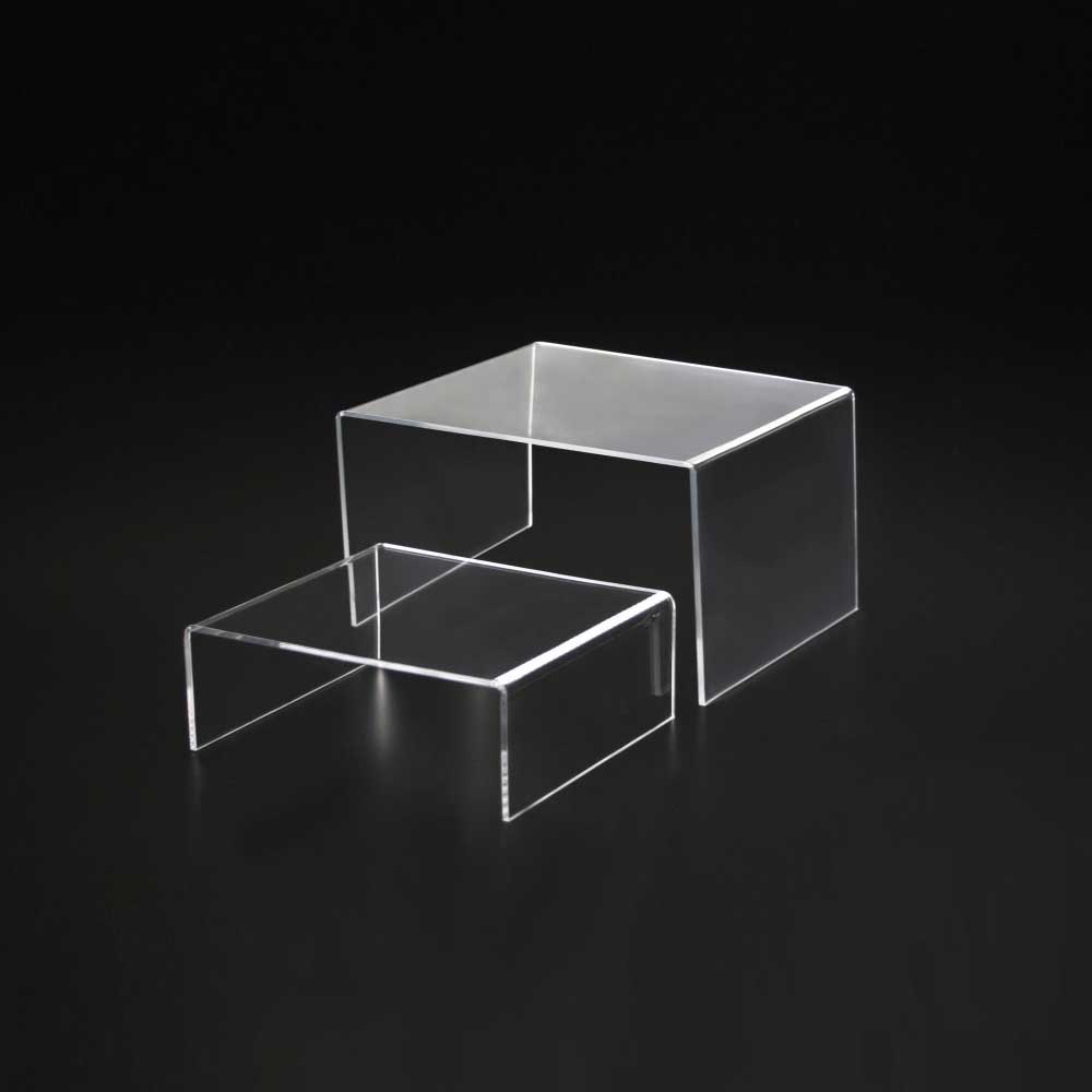 2 Piece Clear Acrylic Riser (2 sets) - JDAR-2S – DISPLAY CANADA