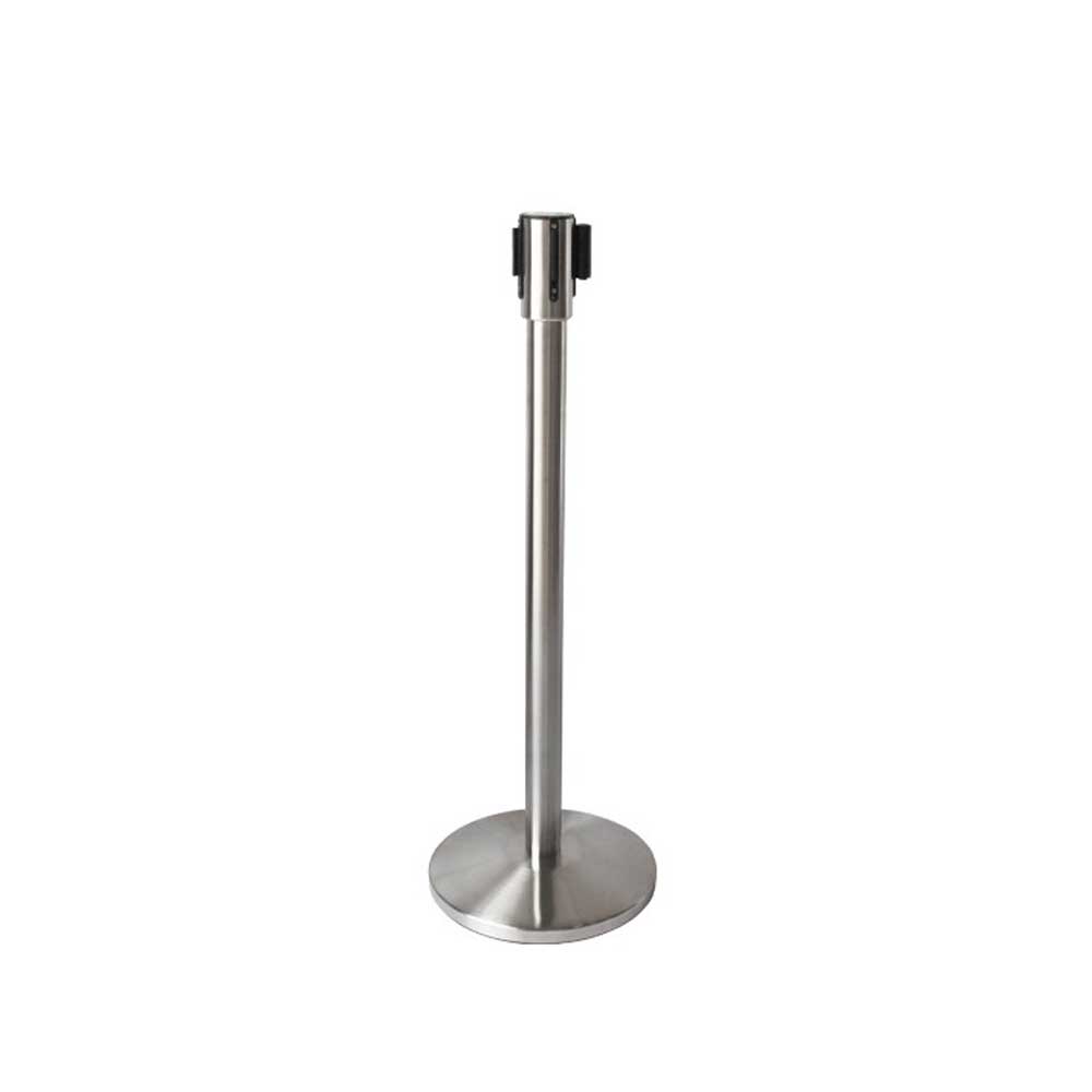 4-Way Stainless Steel Stanchion Post 36½"H - #ST003 – DISPLAY CANADA