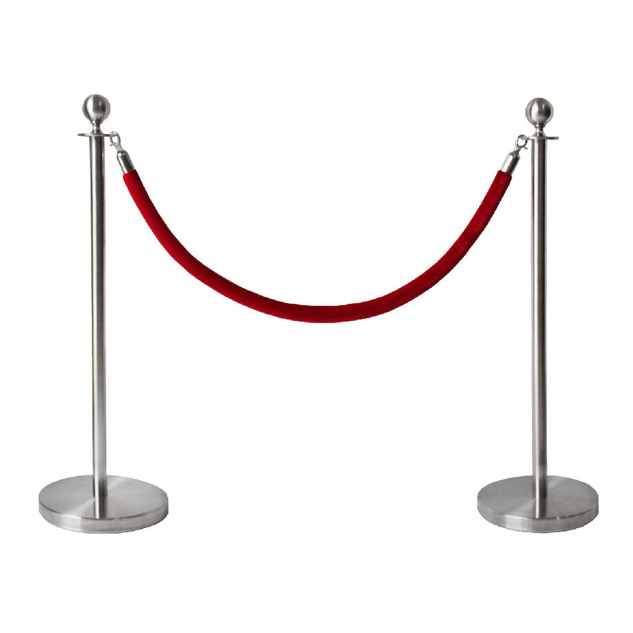 Sphere Stainless Steel Stanchion Set - #DPST004 – DISPLAY CANADA