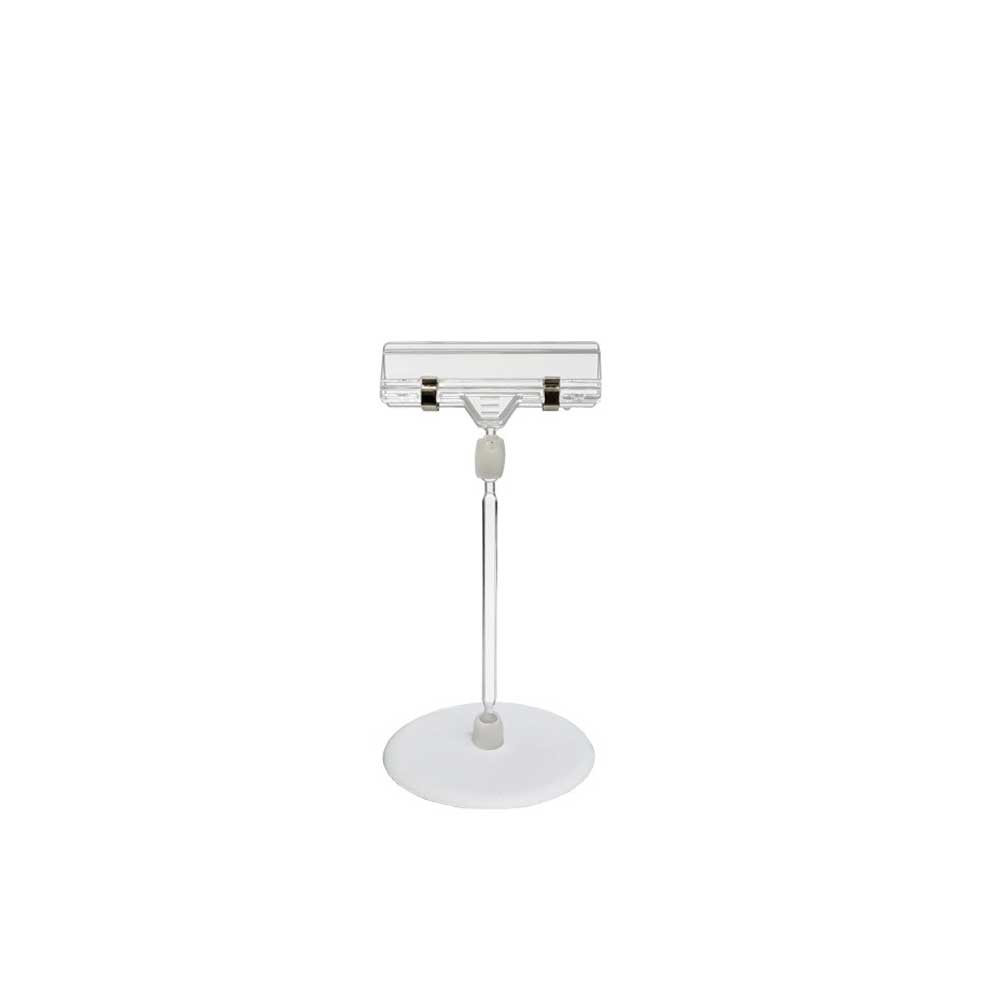 Clear Acrylic Versa Clips with Round Base 6¼"H (5 pcs) - VC06 – DISPLAY ...